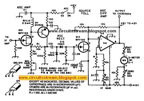 Agc Circuit Schematic Agc Circuit