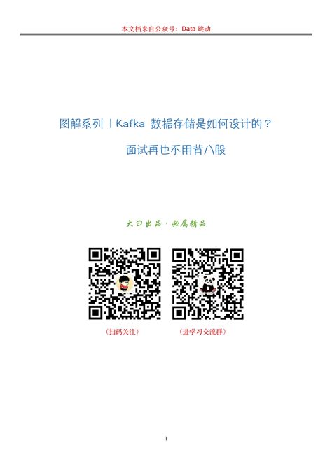 图解 Kafka 系列 Kafka 数据存储是如何设计的？中间件菜根智库