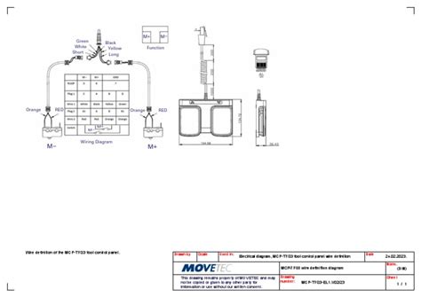 Electrical Diagram For Mcp Tfs3 Foot Control Panel Mcp Tfs3 El1 1 02 23