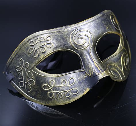 万圣节化装舞会面具男士威尼斯面具仿古半脸面具情趣面具演出面具 阿里巴巴