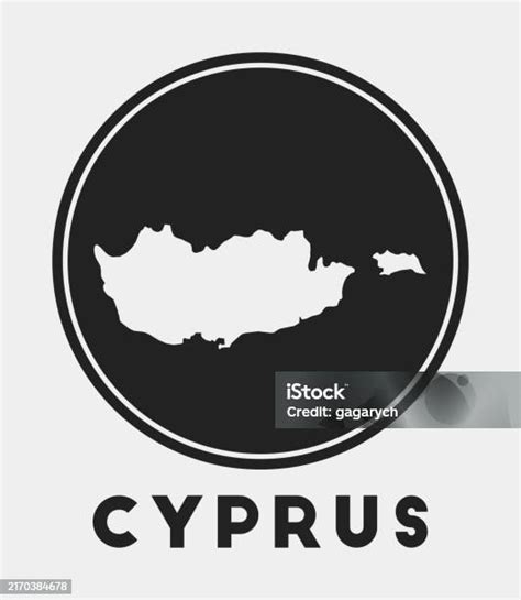 키프로스 아이콘입니다 국가지도와 제목이 있는 둥근 로고 세련 된지도와 함께 키프로스 배지 벡터 일러스트 레이 션 0명에 대한 스톡 벡터 아트 및 기타 이미지 Istock