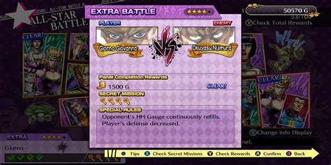 How Many Secret Missions Are In All Star Battle Mode Part 5 In Jojos