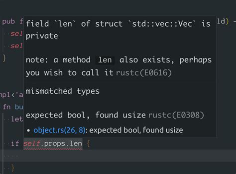 Rust Error Messages Are So Quite