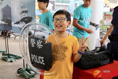 長洲警署開放日警民同樂 市民零距離體驗警隊生活 香港文匯網