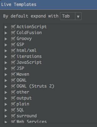 Where Is The Live Templates For Java In Intellij IDEA Stack Overflow