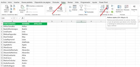 Como Separar El Nombre Y El Apellido En Excel Ninja Del Excel