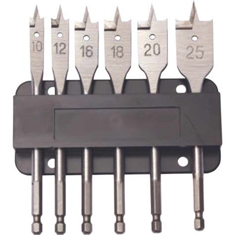 Pc Building Supplies Dart 6 Piece Flat Bit Set