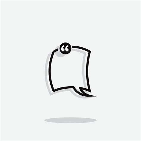 Text Box Colored Quote Box Speech Bubble Template Text Note Bracket
