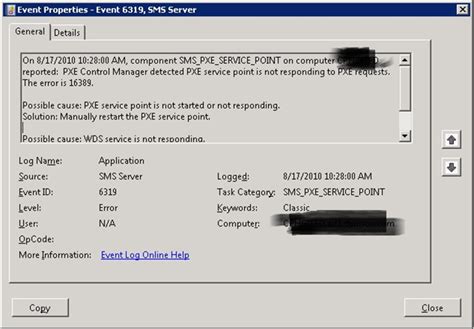 Wds Service Stopping After System Restart Ctglobal