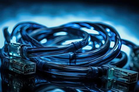 Premium Ai Image Network Of Interconnected Wires Generative Ai