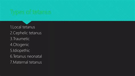 Pathology Of Tetanus By Muhammad Arham Ppt