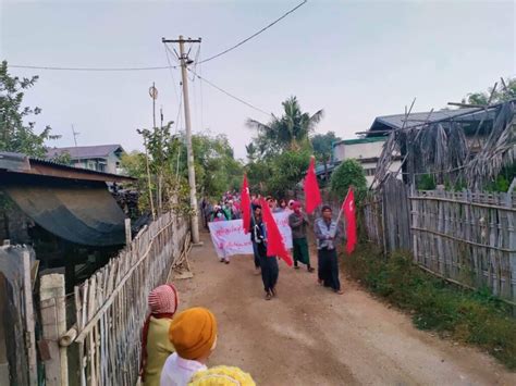 ယင်းမာပင်မြောက်ခြမ်း ရွာပေါင်းစုံ သပိတ်စစ်ကြောင်း စစ်အာဏာရှင် တော်လှန်ရေး ချီတက် ဆန္ဒပြ Khit