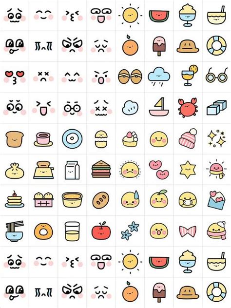 手帐简笔画可爱日系小图案简单又好看（高清14张） 简笔画图片大全