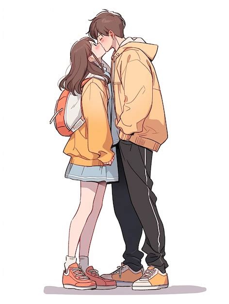 Cute Anime Couples Kissing