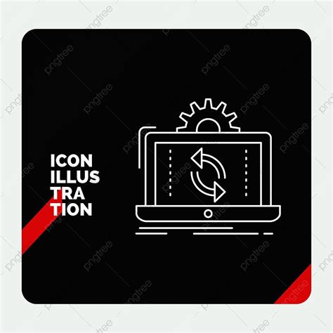 Data Presentation Vector Png Images Red And Black Creative Presentation Background For Data