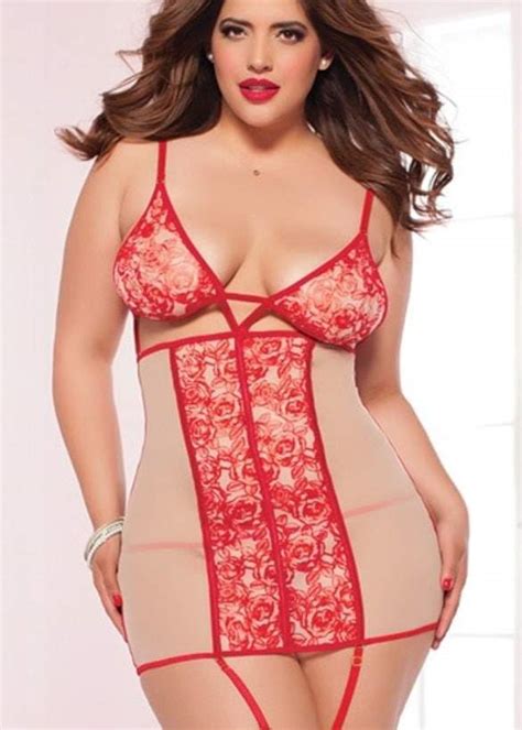 Curvy Girl Lingerie Tattoo Chemise The Curvy Fashionista
