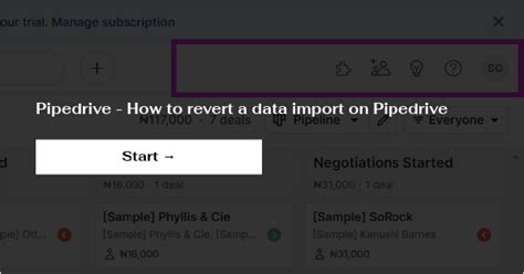 pipedrive how to revert a data import on pipedrive