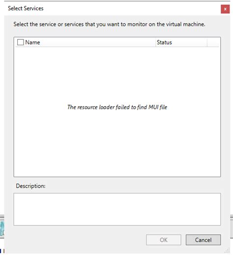 Trying To Configure Service Monitoring In Hyper V Cluster Getting
