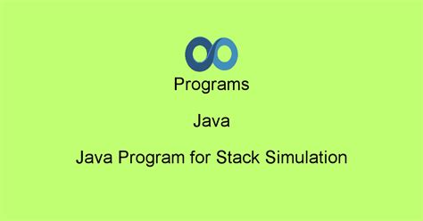 Programs Java Java Program For Stack Simulation Oodlescoop