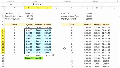 10 Monthly Payment Excel Template Excel Templates Excel Templates