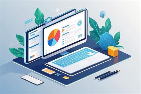 Premium AI Image Process Optimization Concept Illustration