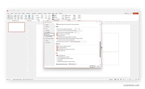 03 Show Vertical Ruler Option Powerpoint Slidemodel
