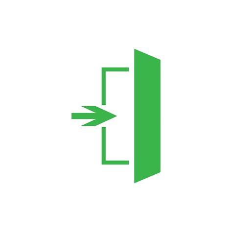 Premium Vector Fire Exit Symbol Vector