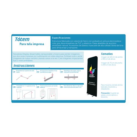 Totem Publicitario Monolito Color Master