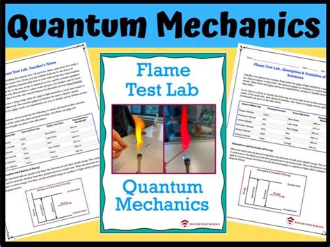 Flame Test Lab Teaching Resources