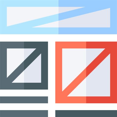 Wireframe Basic Straight Flat Icon Wireframe Basic Straight Flat Icon