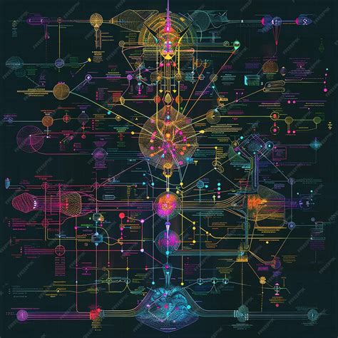 Intricate Flowchart Of A Quantum Algorithm Premium Ai Generated Image