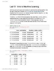 Introduction To Machine Learning Overview And Implementation Of Course Hero