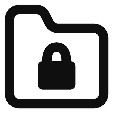Folder Lock Vector Svg Icon Svg Repo