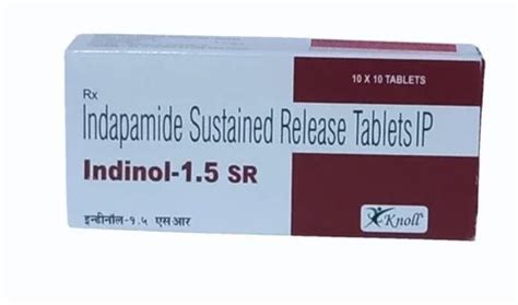 Indapamide Sustained Release Tablets Ip At ₹ 133 Strip South 24 Parganas Id 2855337676430