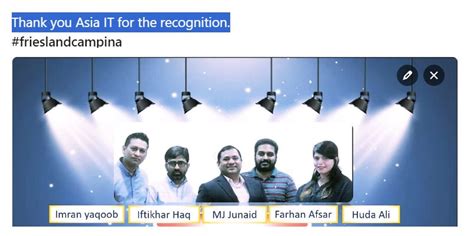 Farhan Afsar On Linkedin Yet Again Me And My Team Are Declared The Winners In Asia It For Our