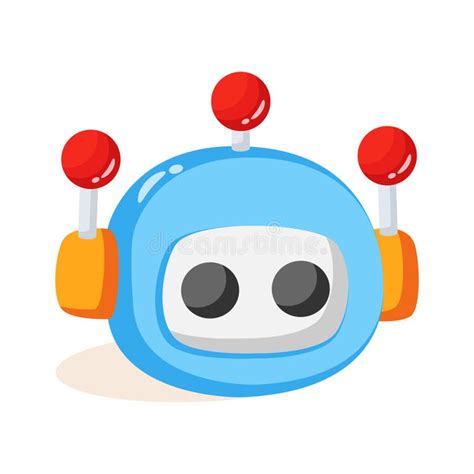 Easy To Edit 3d Style Icon Showing Bot Head Stock Vector Illustration Of Device Artificial
