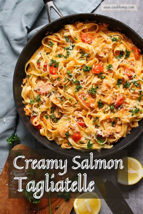 Creamy Salmon Tagliatelle Recipe