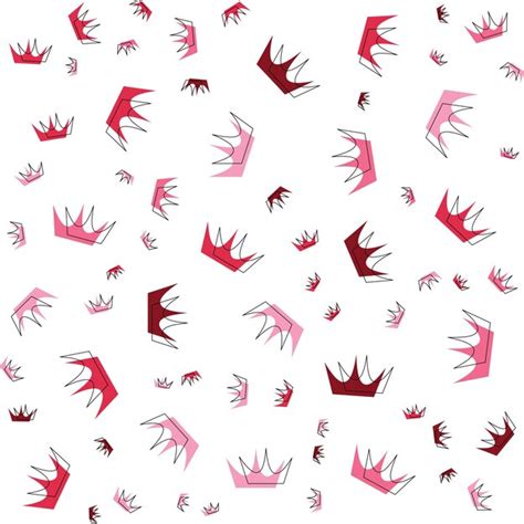 Premium Vector Cute Crown Pattern