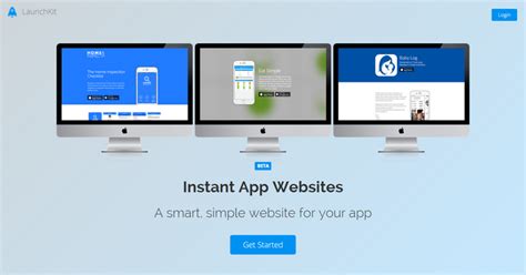 Launch A Website For Your App With Launchkit Tool Web Resources Webappers