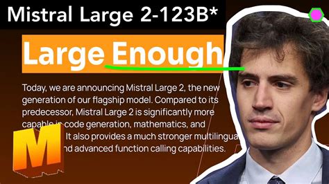 Mistral Large 2 123B Closing The Gap On Llama 405B With Coding