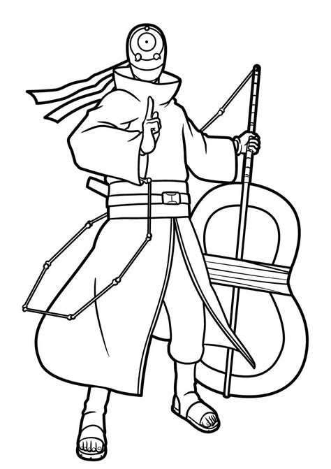 Coloring Pages Of Obito At Genaniyablog Blog