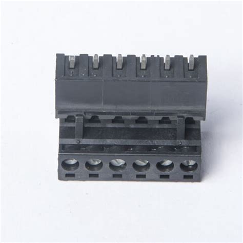 Buy Wholesale China Factory Price Screwless Terminal Blocks Male Pitch 5 08mm 6pin Black Iso9001
