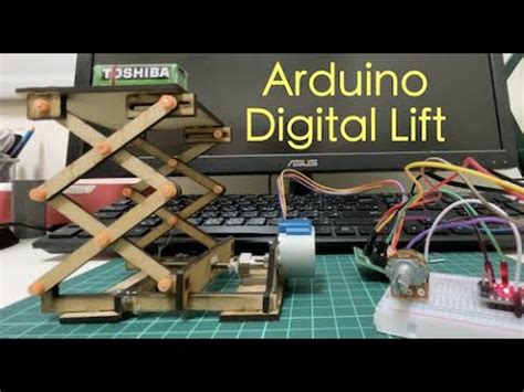Arduino 步進馬達 DIY digital lift 升降機 project 科技專題 YouTube