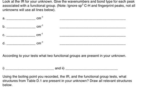 Solved IR Spectrum Of Mixture B Look At The IR For Your Chegg