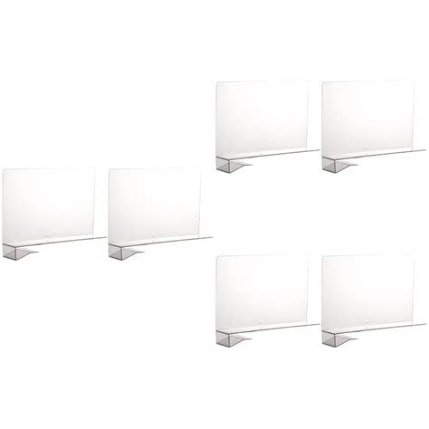Masteelf 6 Pcs Shelf Dividers For Closet Organization Partition System Separators For Organizing