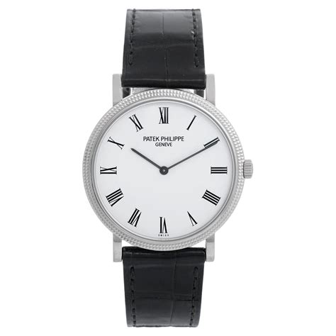 Patek Philippe Calatrava 18k White Gold Mens Watch 5120g At 1stdibs