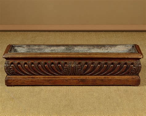 Carved Oak Planter Antiques Atlas