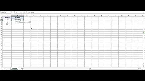 Excel Power Function How To Use Power Function Youtube