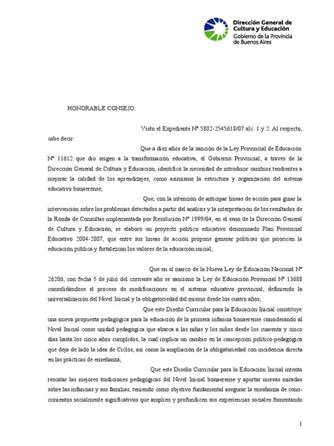 Diseno Curr 1 Educacion Inicial Pdf