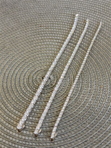 Тенісний браслет з муассанітами діамантами 4 500 грн Браслеты Сумы на Olx